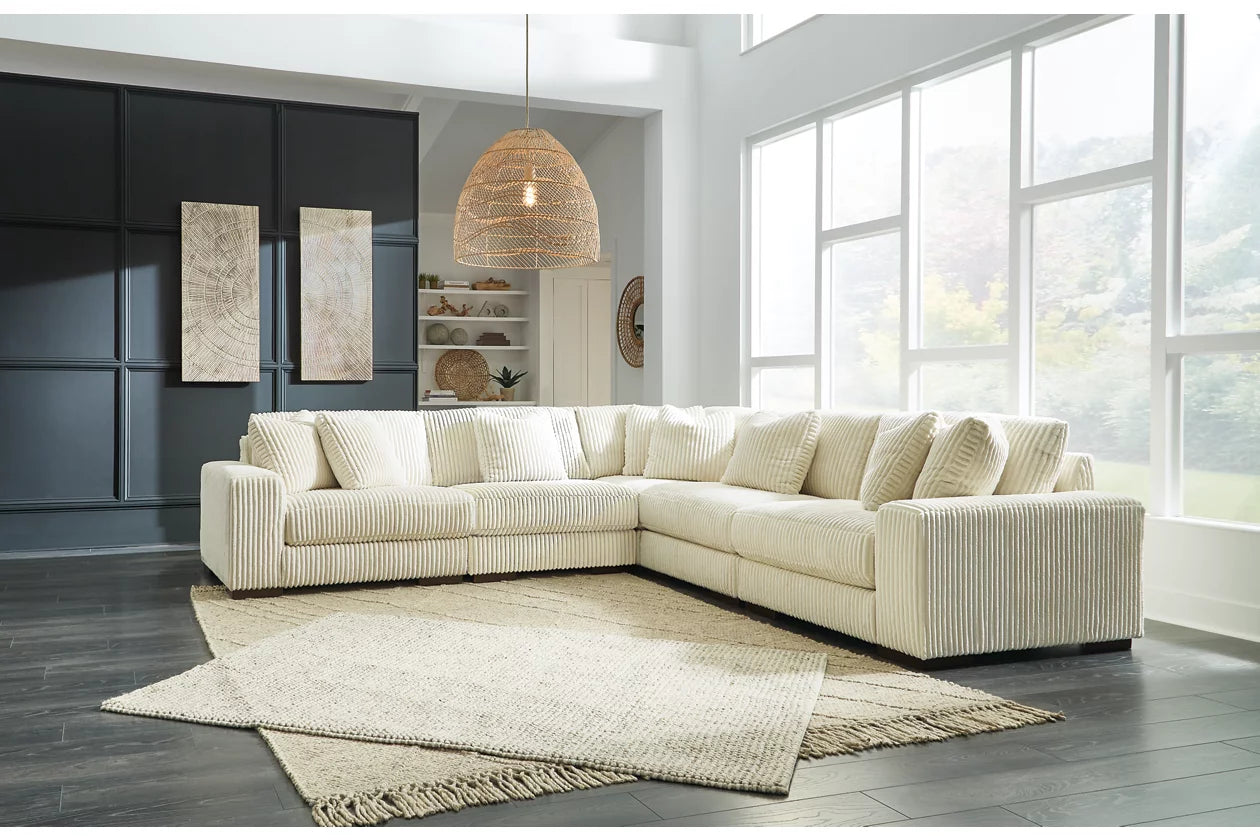 211 Ivory 5-Piece Sectional – Fiorella's Furniture